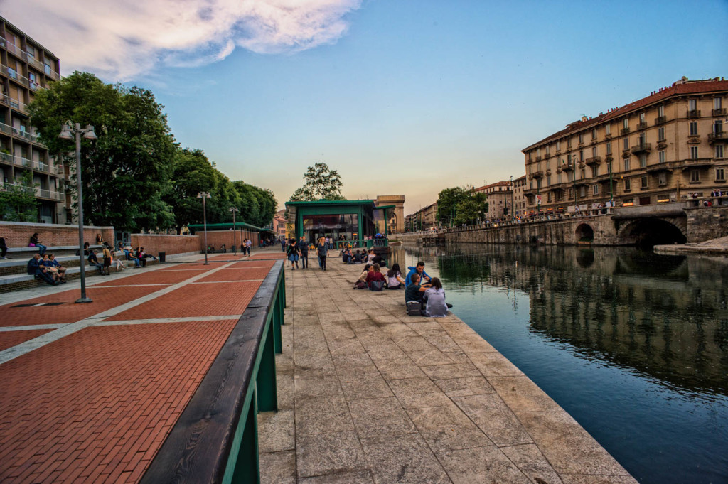 La "nuova" darsena di Milano.